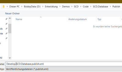 Visual Studio Projekt einrichten und SQL-Datenbank entwerfen – imaginado